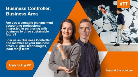 We Are Looking For A Business Controller To Join Vtt Anna Schoonover
