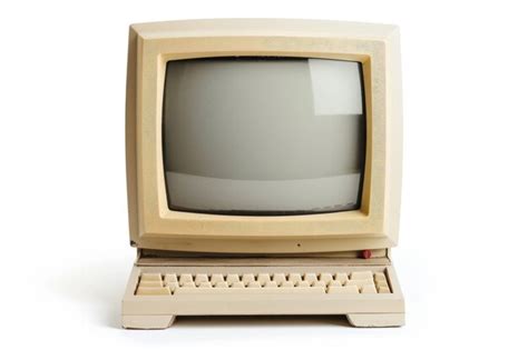 Premium Photo A Vintage Retro Personal Computer Monitor