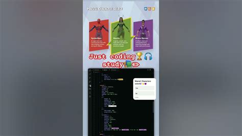 Marvel Character Select👈🎧😈 Shorts 👈viralvideo Tranding 🎓🥉🎓programming 🎧🎧html Css Js 👈🎧😈
