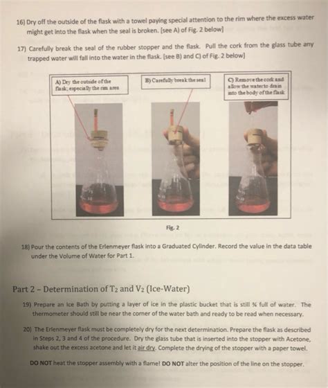 solved charles law experimental data experimental procedure