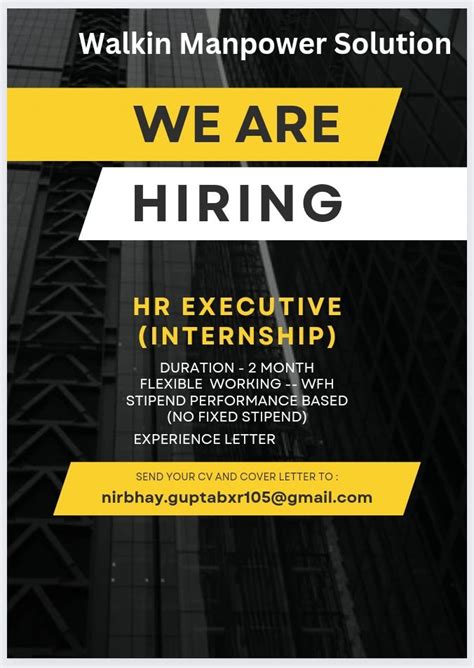 We Are Hiring Interested Candidate Send Your Resume Or Nirbhay Gupta