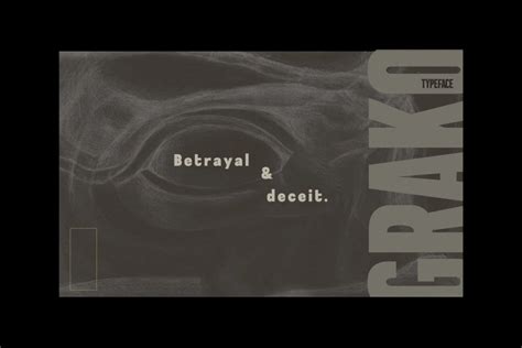 Grako Demo Font · 1001 Fonts