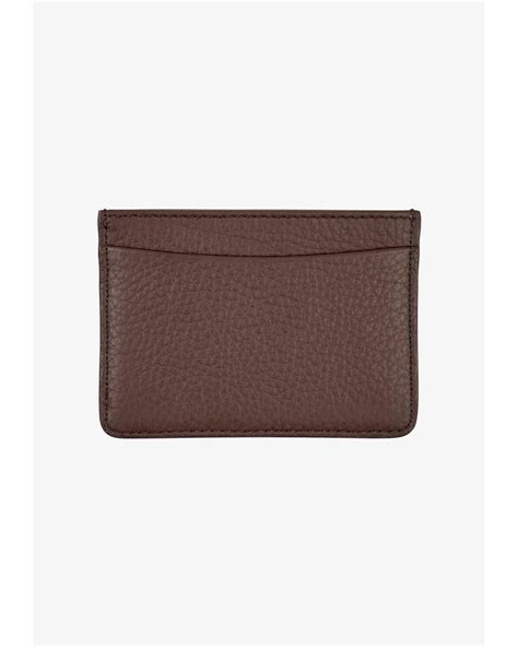 Apc A Pc Mens André Cardholder One Size In Dark Chestnut Brown