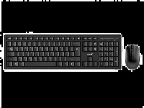 Set Tastatură Mouse Genius Km 8200 Fără Fir Negru Cumpara In