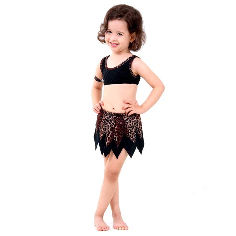 Fantasia De Mulher Das Cavernas Infantil Curta