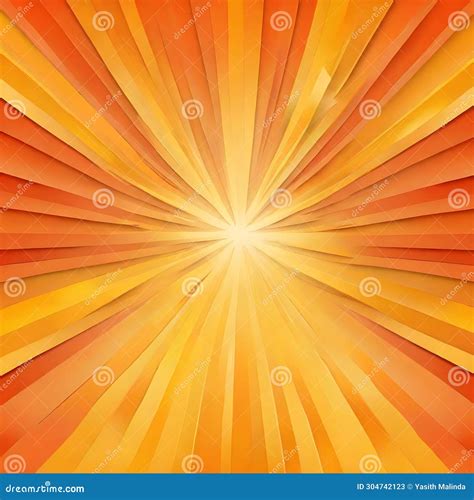 Yellow And Orange Sunburst Stock Illustration Illustration Of Design