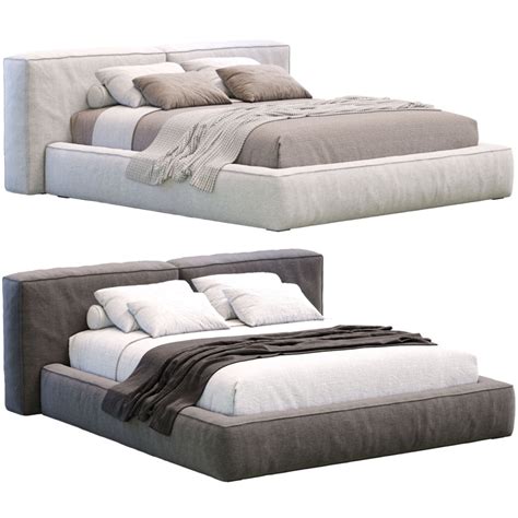 Fluff Bed By Bonaldo 3d Model For Corona