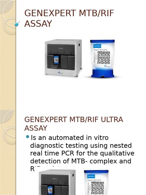 Mtb Rif Assay Pdf