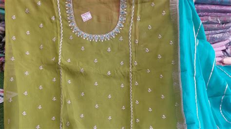 🌹ओरगैंजा के पार्टीवियर डिजाइनर सुट🌹3 March 2023☎️order No 99916 80414 Youtube