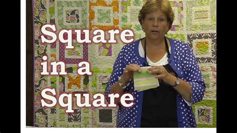 Make The Square In A Square Quilt Tutorial Youtube