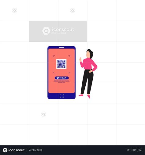 Qr Code Is Displaying On Mobile Animation Free Download Business Animations Iconscout