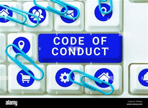 Conceptual Caption Code Of Conduct Business Showcase Ethics Rules Moral Codes Ethical