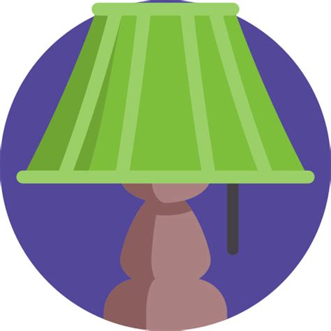 Lamp Detailed Flat Circular Flat Icon