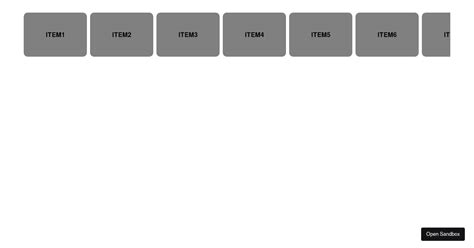 Dropdown Scroll Carousel Codesandbox