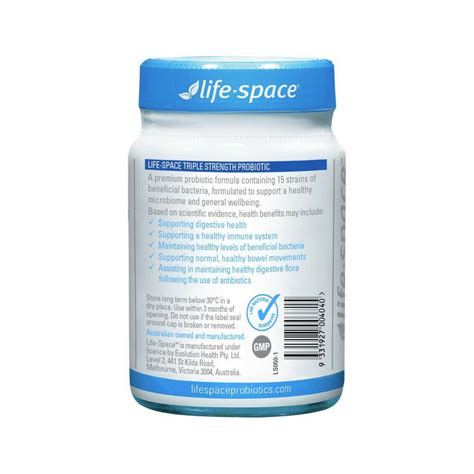 Life Space Triple Strength Probiotic 30 Capsules Betahealth