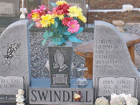 John Virgil Swindell 1955 2002 Find A Grave Memorial
