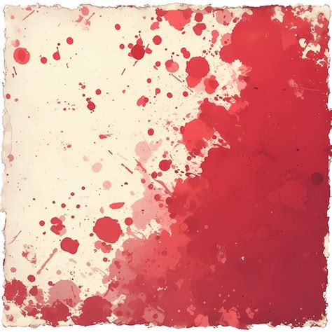 Premium Photo Vibrant Red Splatter Art Abstract And Energetic