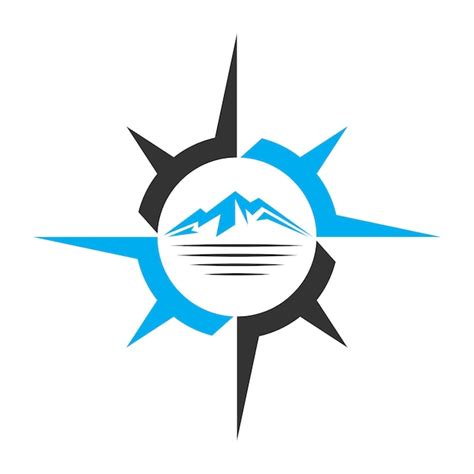 Premium Vector Compass Rose Logo Vector Design Template
