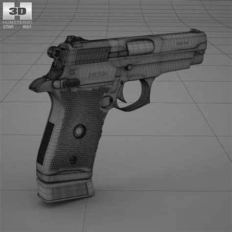 Star Firestar M43 3d Model Download Pistol On