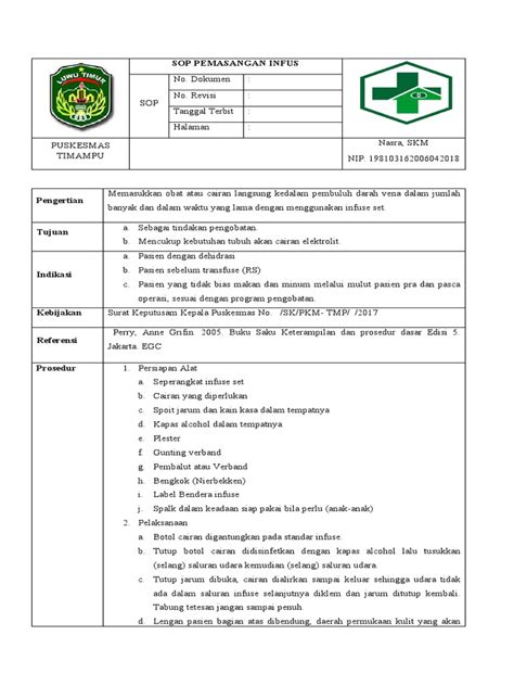 Format Sop Pdf