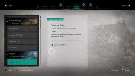 Ac Valhalla Forging A Bond Quest Walkthrough