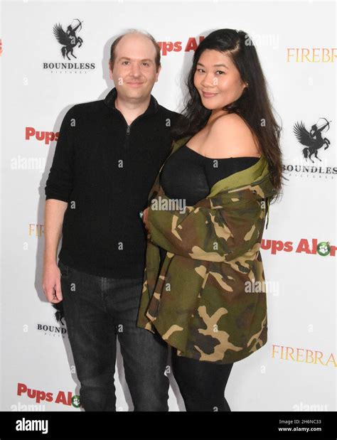 West Hollywood California Usa 16th November 2021 Producer Brandon Burrows And Guest Attend The