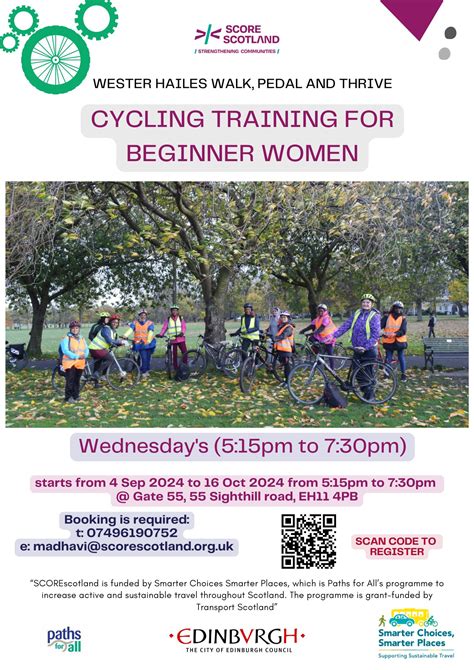 Digital Sentinel Scorescotland Beginner Cycle Training For Women