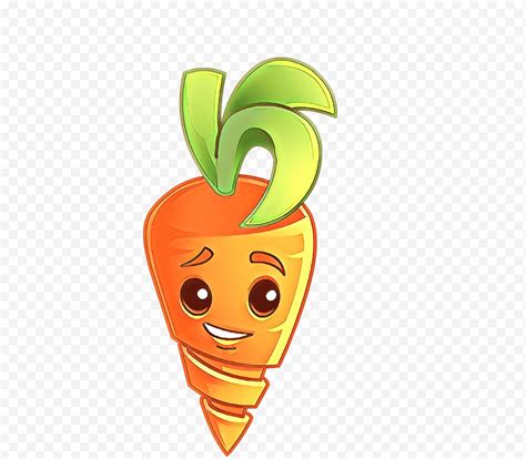 Plantas Amarillo Carácter Frutas Dibujos Animados Sonrisa Png