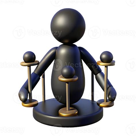 Wonderful Abstract 3d Render Abstract Figure With Spheres High Quality 56673982 Png