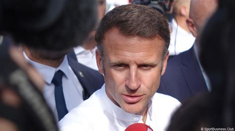 Paris 2024 Objectif Top 5 Pour Emmanuel Macron Sportbusinessclub