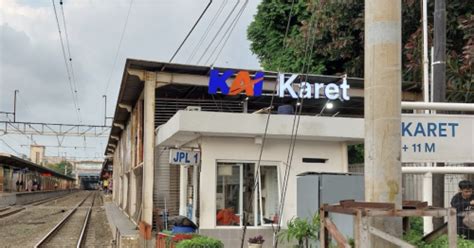 Karet Station Commuter Station Jakarta Pusat Kf Map Digital Map