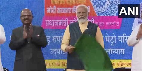 Pm Modi Inaugurates Indias First Underwater Metro Line In Kolkata