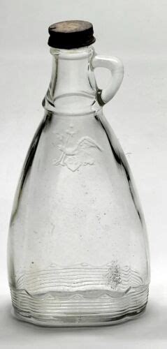 Vintage Anheuser Busch Prohibition Syrup Bottle Embossed Eagle Logo W