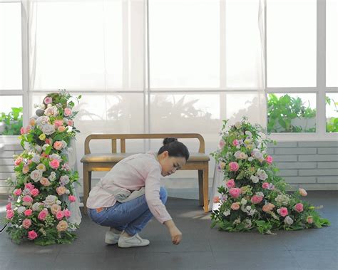 그리다 꽃 🌸 플로리스트 플라워테리어 꽃꽂이 🌸🌷 혼주 플로리스트 동생결혼식 꽃장식해주느라 전날 새벽 2시까지