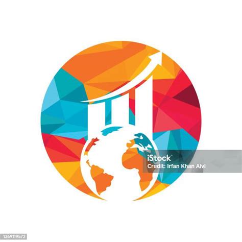 세계 통계 벡터 로고 디자인 템플릿 세계 금융 로고 디자인 개념 0명에 대한 스톡 벡터 아트 및 기타 이미지 0명 개발 경제 Istock