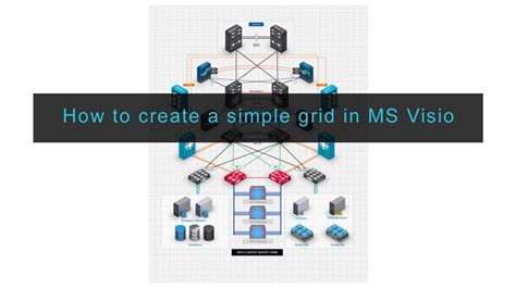 Tutorial How To Create A Simple D Grid In MS Visio Tutorial Simple Grid