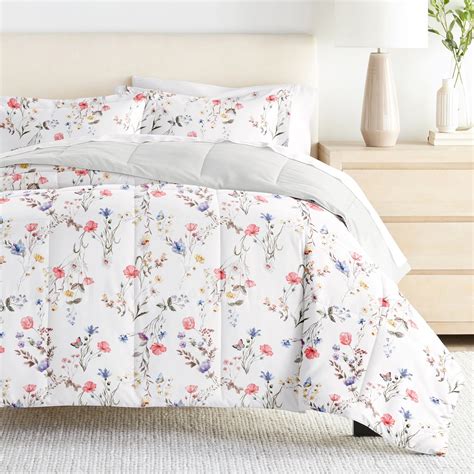Buy Meadow Floral Reversible Down Alternative Comforter Set Linens