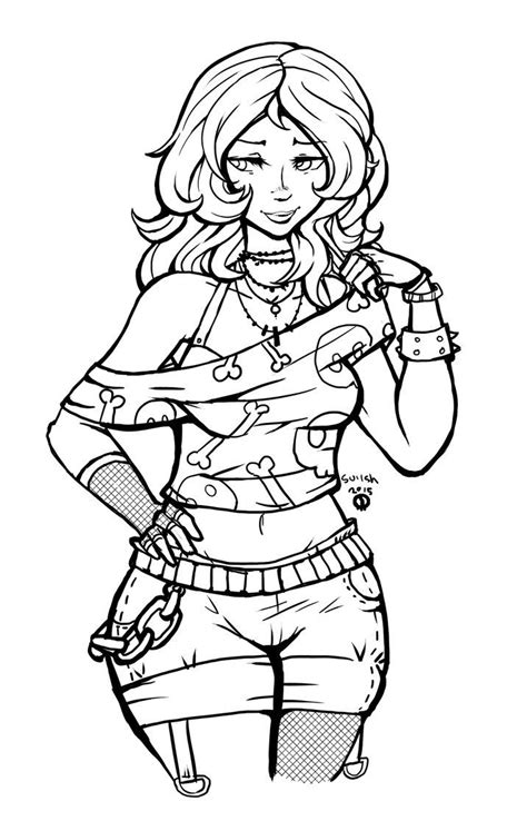 Melita By Suiish People Coloring Pages Cartoon Coloring Pages