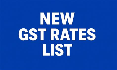 New Gst Rates List 2025 September Pdf Full List Of Revised Gst Slabs Sarkari List