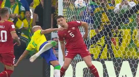 Voleio De Richarlison Contra A Sérvia é Eleito O Gol Mais Bonito Da