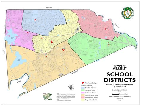 Updated Elementary Redistricting Map Voted January 2024 Wellesley