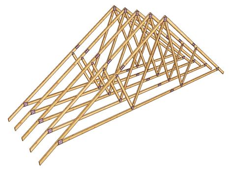 Fink Roof Structure Mbc Timber Frame