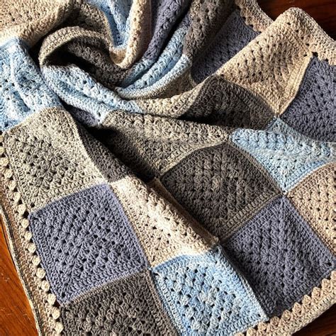 PATCHWORK CROCHET BLANKET Patterns Crochet Baby Etsy