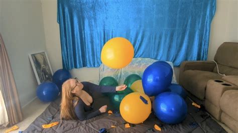 Popping With Pin Septembers Balloons Clips4sale