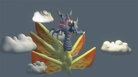 Chomei The Seven Tails From Naruto 3d Model Cgtrader