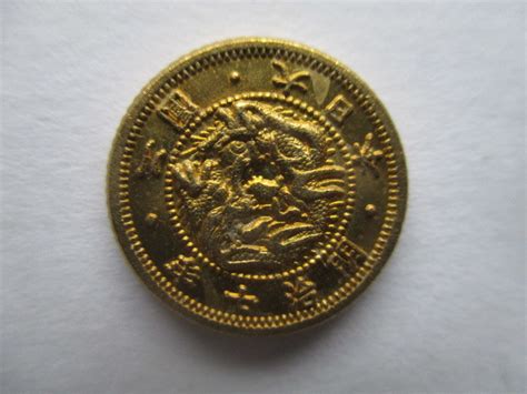 Yahooオークション ＜試鋳貨幣＞旧二円金貨（縮小） 明治七年
