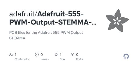 Github Adafruitadafruit 555 Pwm Output Stemma Pcb Pcb Files For The Adafruit 555 Pwm Output
