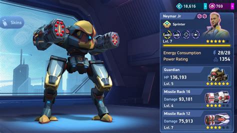 Mech Arena Guardian Robot Use Missile Rack 16 And 12 Mvp With 15 Kill