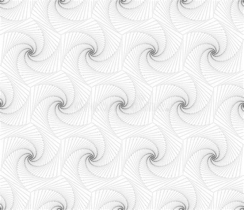 abstract seamless pattern of rotating hexagons geometric texture for