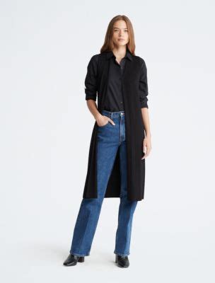 Sleeveless Duster Cardigan Calvin Klein Canada